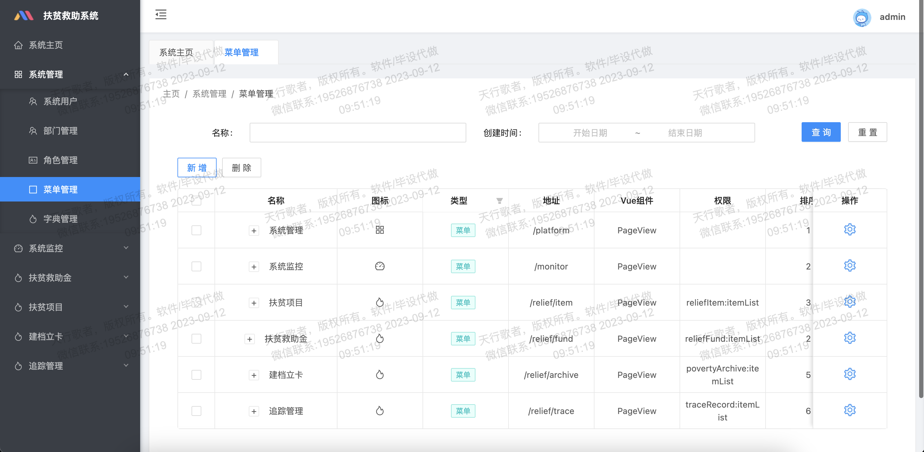 基于springboot2x Vue Antd Mybatis的民政救助系统毕业设计选题这是一个基于springboot2x Vue